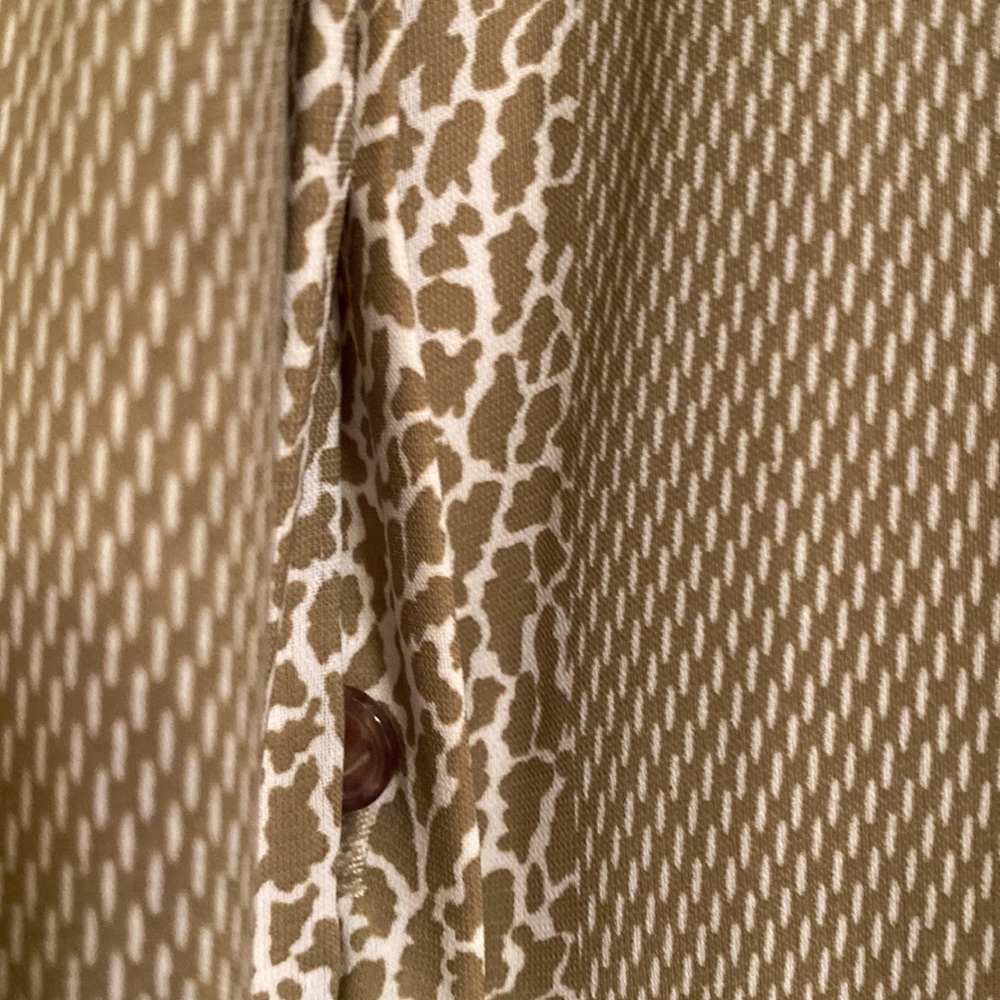 Vintage Lawrence Greer 2 Piece Animal Print Pleated S… - Gem